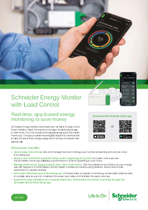 Schneider Energy Monitor Brochure | Schneider Electric