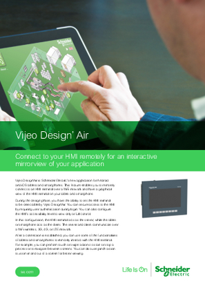 Vijeo Design’ Air | Schneider Electric