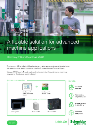 Harmony ST6 and Modicon M262 | Schneider Electric