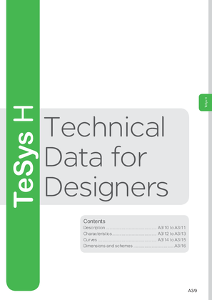 TeSys - chapter A3 - Compact motor starters - TeSys H - tec data ...