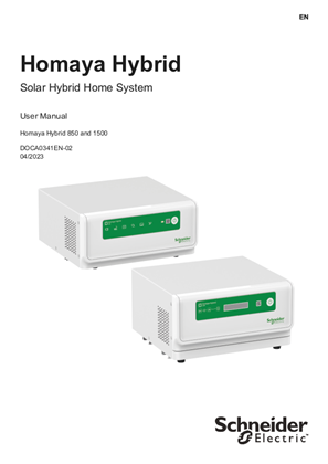 Homaya Solar Hybrid Home System 1500 | Schneider Electric