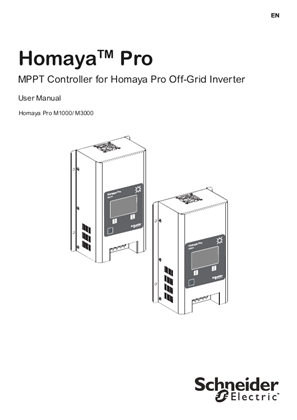 Homaya Pro MPPT User Manual | Schneider Electric