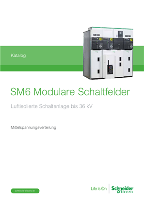 Katalog SM6 Modulare Schaltfelder | Schneider Electric
