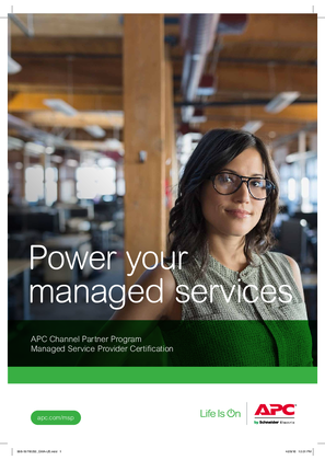 APC_MSP_Certification_Brochure | Schneider Electric