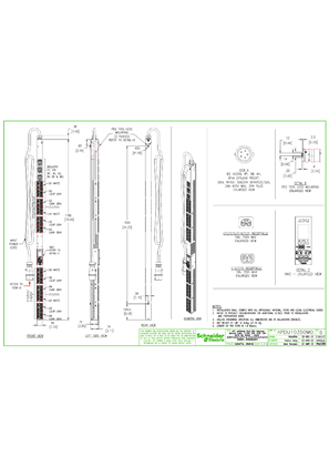 APDU10350MO-APC NetShelter Rack PDU Advanced Metered Outlet 17.3kW 3PH ...