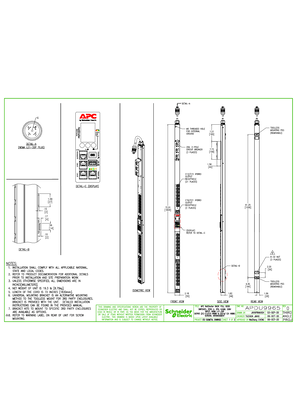 APDU9965_EN Technical Drawing | Schneider Electric