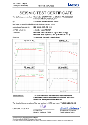 APM_SEISMIC_CERTIFICATE | Download Schneider Electric