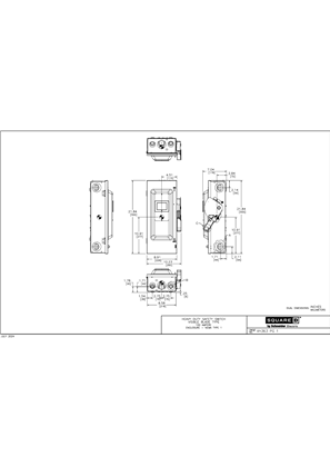 VH363, Drawing, HDSS Type 1, 600V, 100 Amp, 3 Pole, Fused | Schneider ...