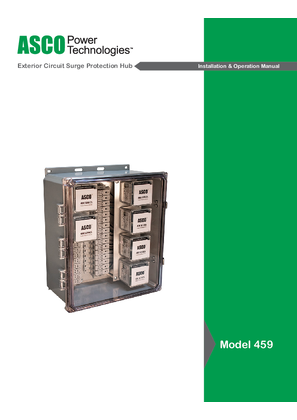 ASCO Model 459 Exterior Circuit Surge Protection Hub Installation and ...