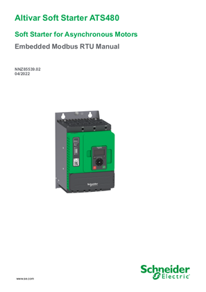 ATS480 Embedded Modbus RTU Manual | Schneider Electric