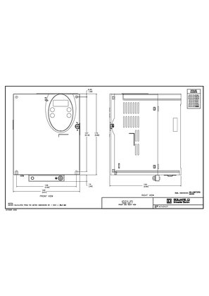 ATV31H VFD, FRAME SIZE 7, FRONT AND RIGHT VIEW CAD | Schneider Electric