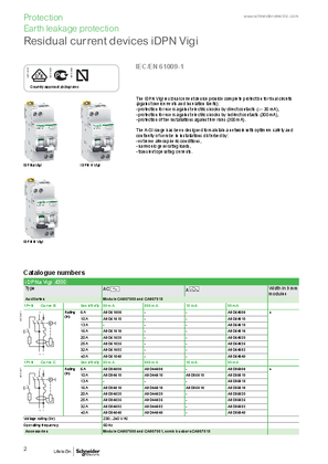 Acti9 RCBO Catalog | Schneider Electric