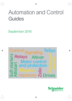 Automation and Control Guides_Catalogue | Schneider Electric