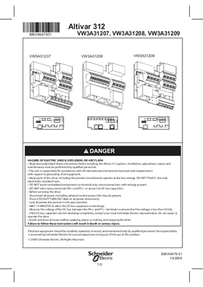 Instruction sheet - Communication cards - VW3A31207-208-209 | ชไนเดอร์ ...