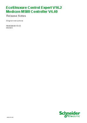 Modicon M580 BMEx58x0x0x Firmware SV04.40 | Schneider Electric