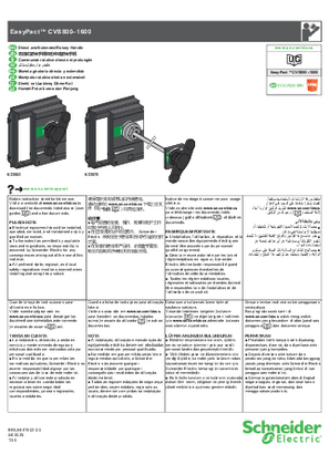 EasyPact CVS800–1600 - Direct and Extended Rotary Handle - Instruction ...