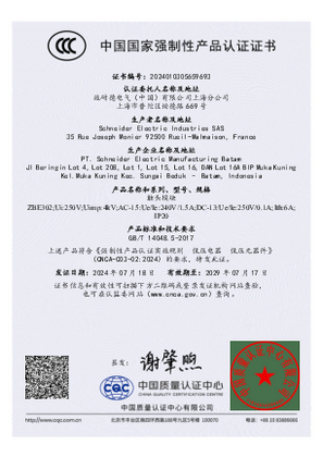 ZBE302 contact block Certificado | Schneider Electric