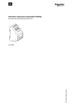 Acti 9- Interruptor crepuscular programable IC2000p+ Interruptor de ...