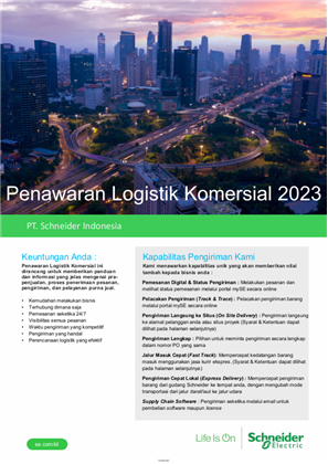 Penawaran Logistik Komersial 2023 Brochure | Schneider Electric
