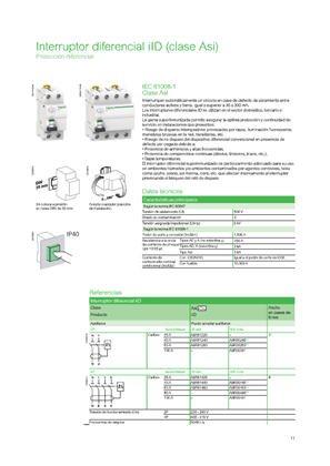 Catálogo Interruptor Diferencial iID | Schneider Electric