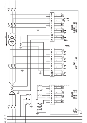 Easergy P3 connection diagrams Technical drawings | Schneider Electric