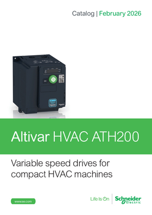 Discover the catalog of Altivar HVAC ATH200 variable speed drives ...