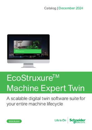Catalog EcoStruxure Machine Expert Twin | Schneider Electric