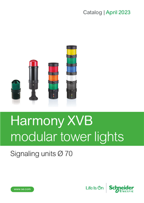 Harmony XVB modular tower lights dia. 70 catalog Catalogue | Schneider ...