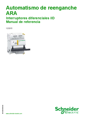 Automatismo de reenganche ARA iID - Interruptores diferenciales iID ...