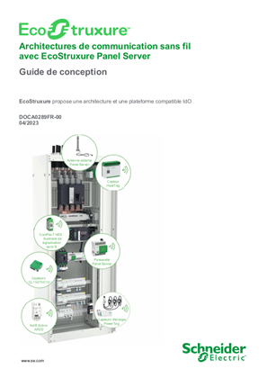 Architectures de communication sans fil avec EcoStruxure Panel Server ...