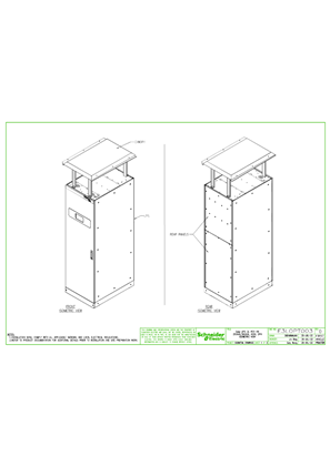 E3LOPT003-Easy UPS 3L IP31 Kit for 250-300kVA 400V 3Ph In 3Ph Out UPS ...