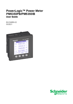 PowerLogic™ Power Meter PM5350PB/PM5350IB User Guide | Schneider Electric
