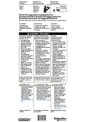 PK15GTA (1) Grounding Bar Kit Installation Instructions (2014 ...