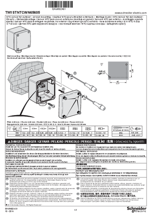 TM171 NTC Probe, Instruction Sheet | Schneider Electric