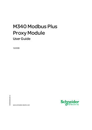 TCSEGDB23F24FA / FK M340 Modbus Plus Proxy Module, User Guide | Schneider Electric