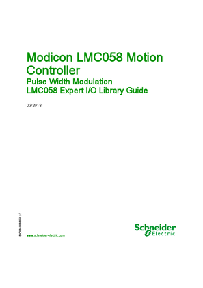 Modicon LMC058 Motion Controller - Pulse Width Modulation, LMC058 ...