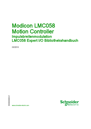 Modicon LMC058 Motion Controller - Impulsbreitenmodulation, LMC058 Expert I/O ...