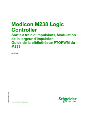 Modicon M238 Logic Controller - Sortie à train d'impulsions, Modulation ...