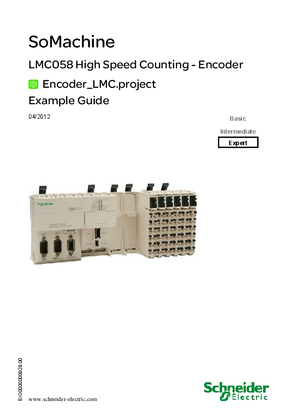 SoMachine - LMC058 High Speed Counting - Encoder, Example Guide ...