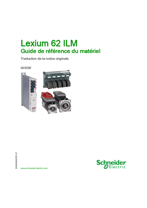 Lexium 62 ILM, Guide de référence du matériel Benutzerhandbuch ...