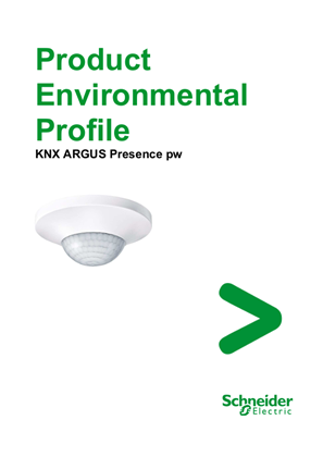 KNX, ARGUS Presence pw-MTN630819 - Product Environmental Profile ...