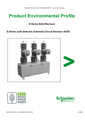 E-Series solid dielectric Automatic Circuit Recloser (ACR) Offenlegung ...