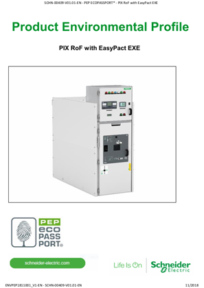 PIX RoF with EasyPact EXE Environmental disclosure | Schneider Electric