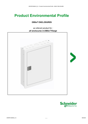 DBSeT ENCLOSURES | Schneider Electric