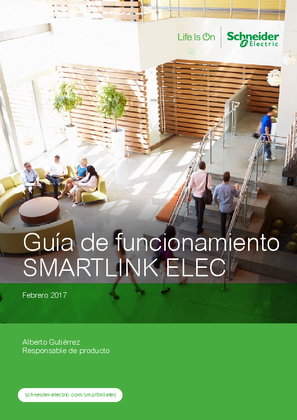 Guía de funcionamiento de SMARTLINK ELEC | Schneider Electric