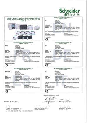 EU_DoC_VAMP | Schneider Electric