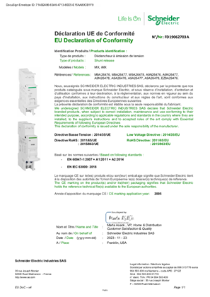 EU_declaration_MX_iMX | Schneider Electric