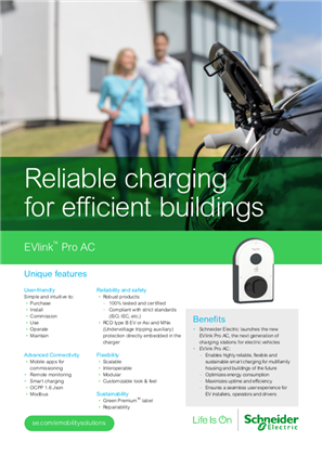 EVlink Pro AC - Brochure | Schneider Electric