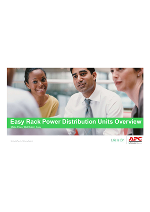 Easy rack PDU - product overview technical EN | Schneider Electric