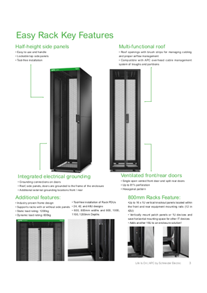 Easy Rack Key Features | Schneider Electric